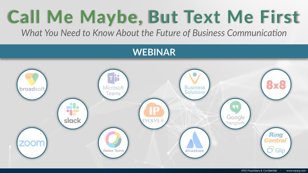 Call Me Maybe, But Text Me First [Webinar Recording] - ARG, Inc